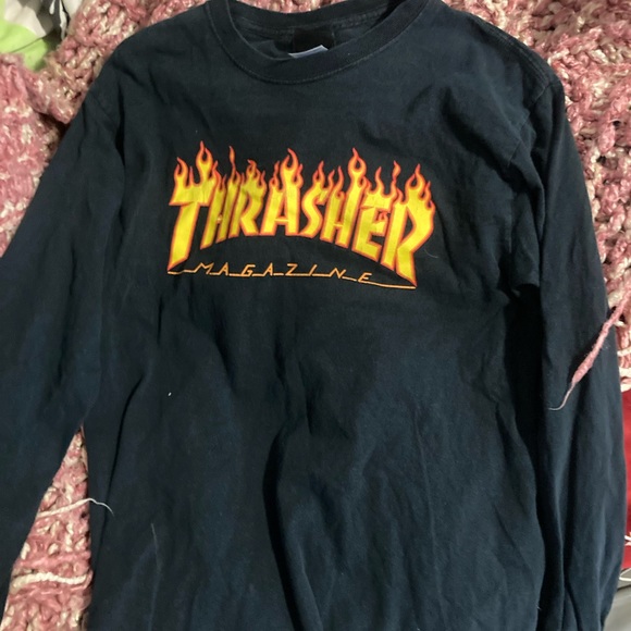 Thrasher | Tops | Thrasher Long Sleeve Black | Poshmark